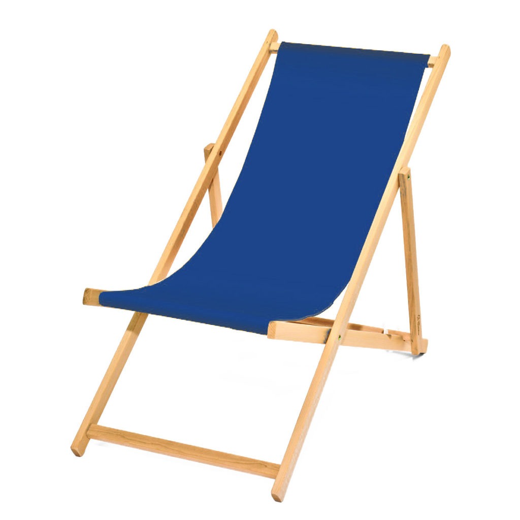 Liegestuhl (blau) | Expovent Halle